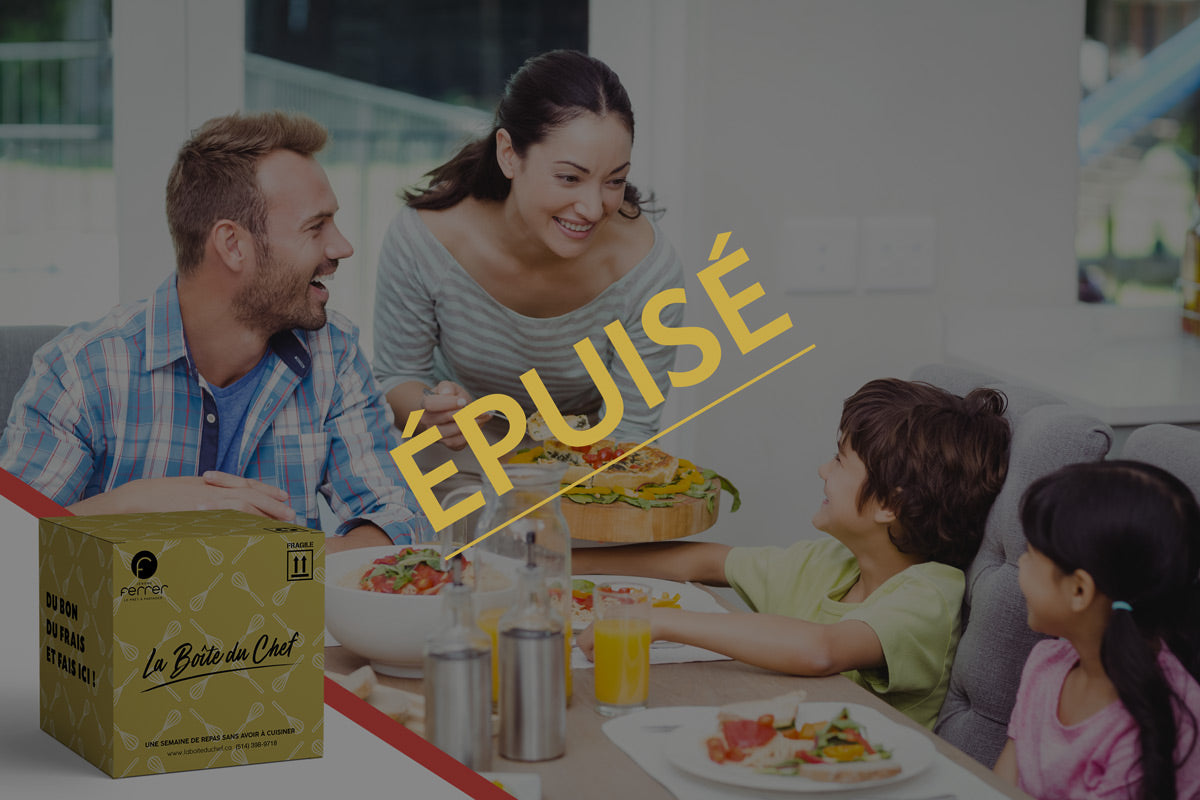 LA BOÎTE DU CHEF N°49 À 100$ AU LIEU DE 150$ – La Boite du Chef